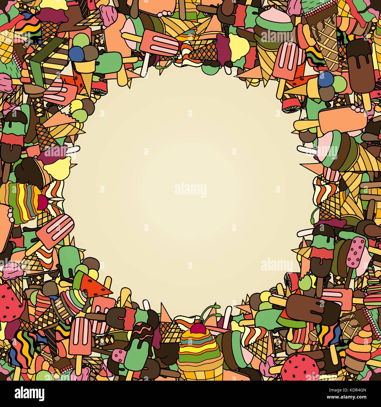 Many fresh big sweet Stock Vector Images - Alamy