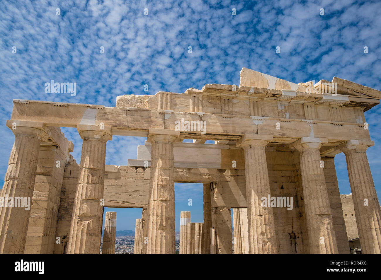 Propylaea, Acropolis, Athens, Greece Stock Photo - Alamy