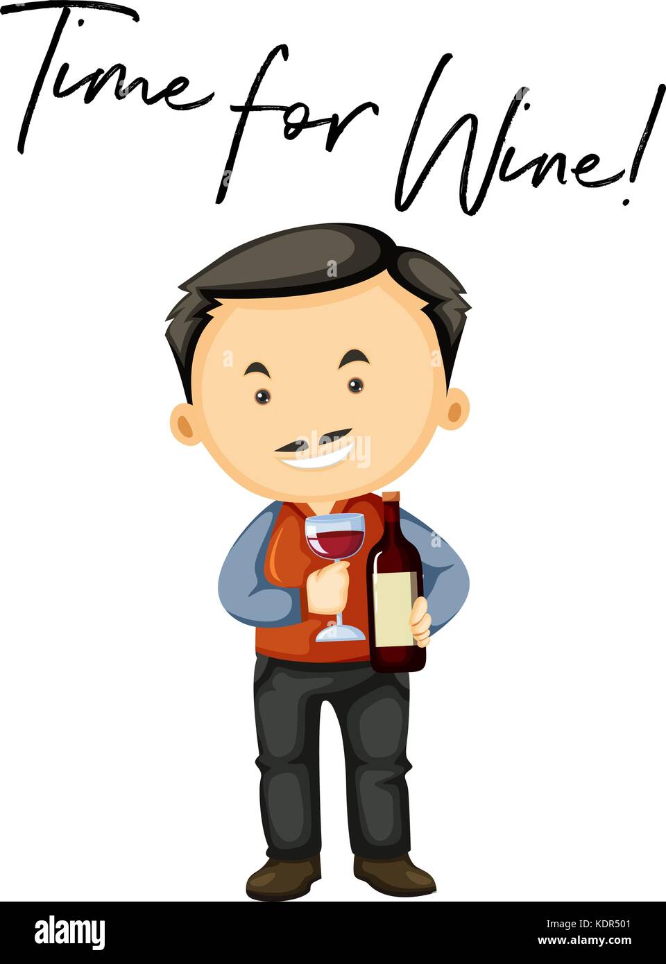 Wine poster man hi-res stock photography and images - Alamy