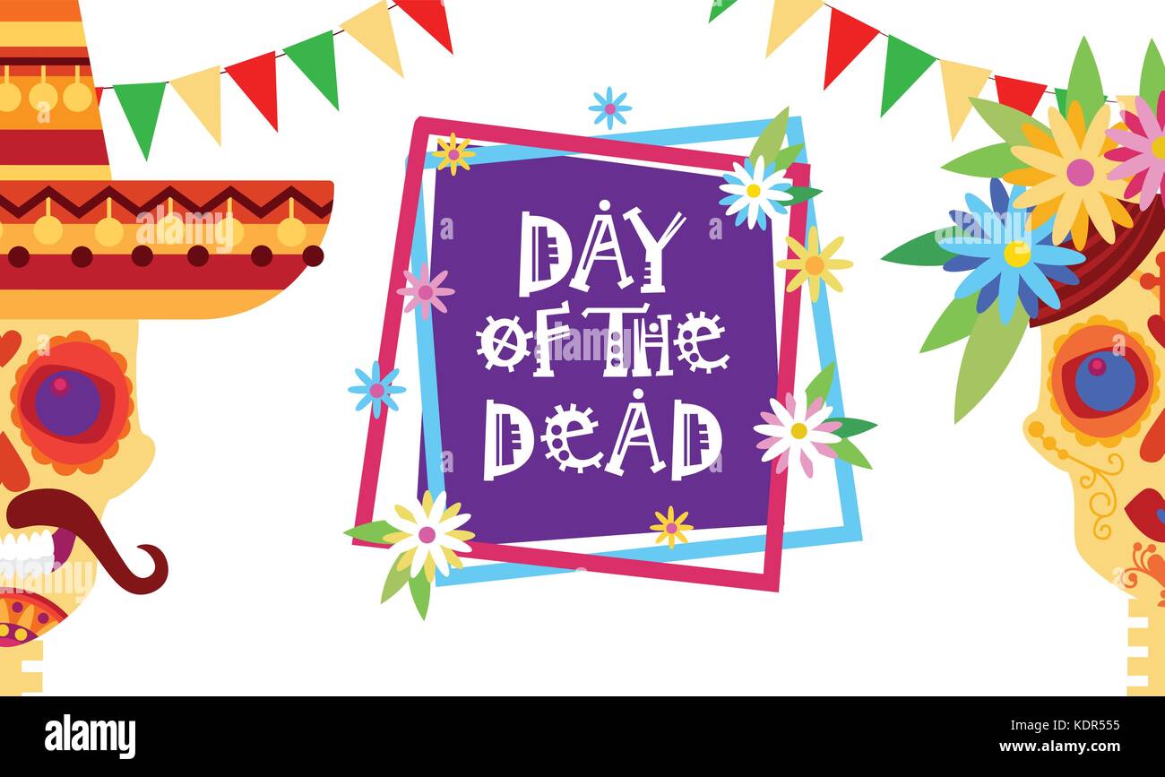 Day Of Dead Traditional Mexican Halloween Dia De Los Muertos Holiday ...