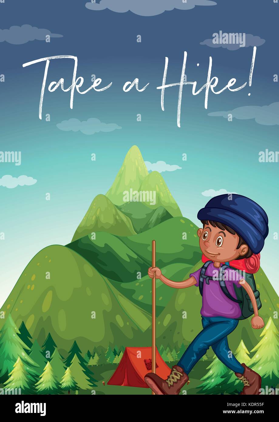 Hiking Text Font High Resolution Stock Photography and Images - Alamy
