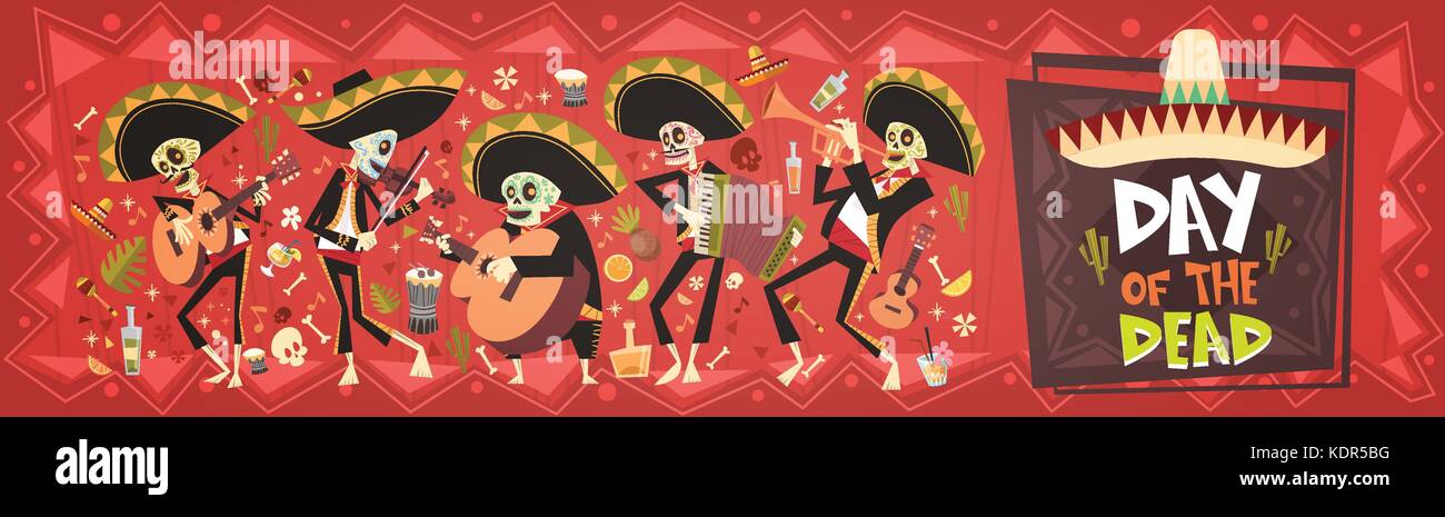 Day Of Dead Traditional Mexican Halloween Dia De Los Muertos Holiday ...