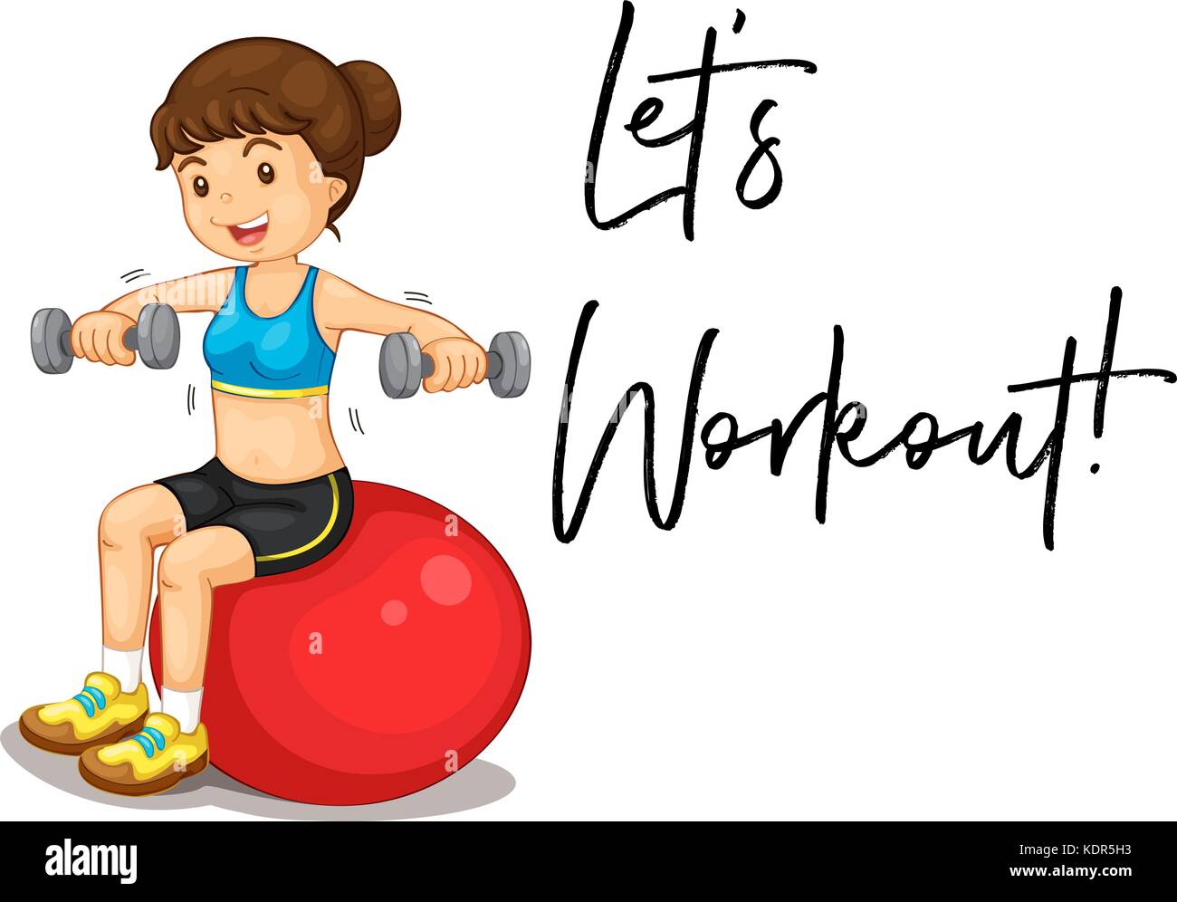 Get Fit Cartoon