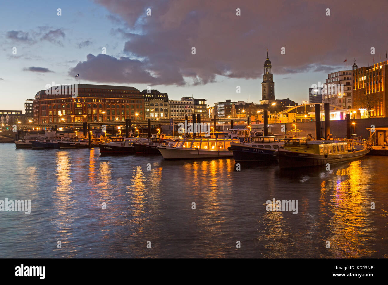 Hamburg harbour, Hamburg, Germany, Europe Stock Photo - Alamy