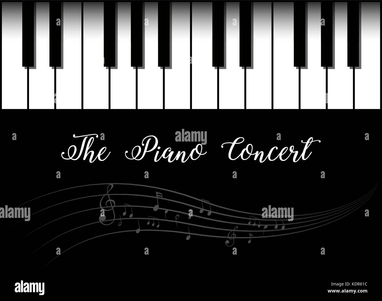 Background design with piano illustration Stock Vector Image & Art - Alamy