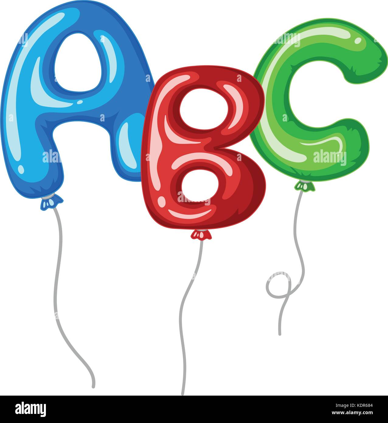 Balloons With Alphabets Shapes ABC Illustration Stock Vector Image Balloons With Alphabets Shapes ABC Illustration Stock Vector Image