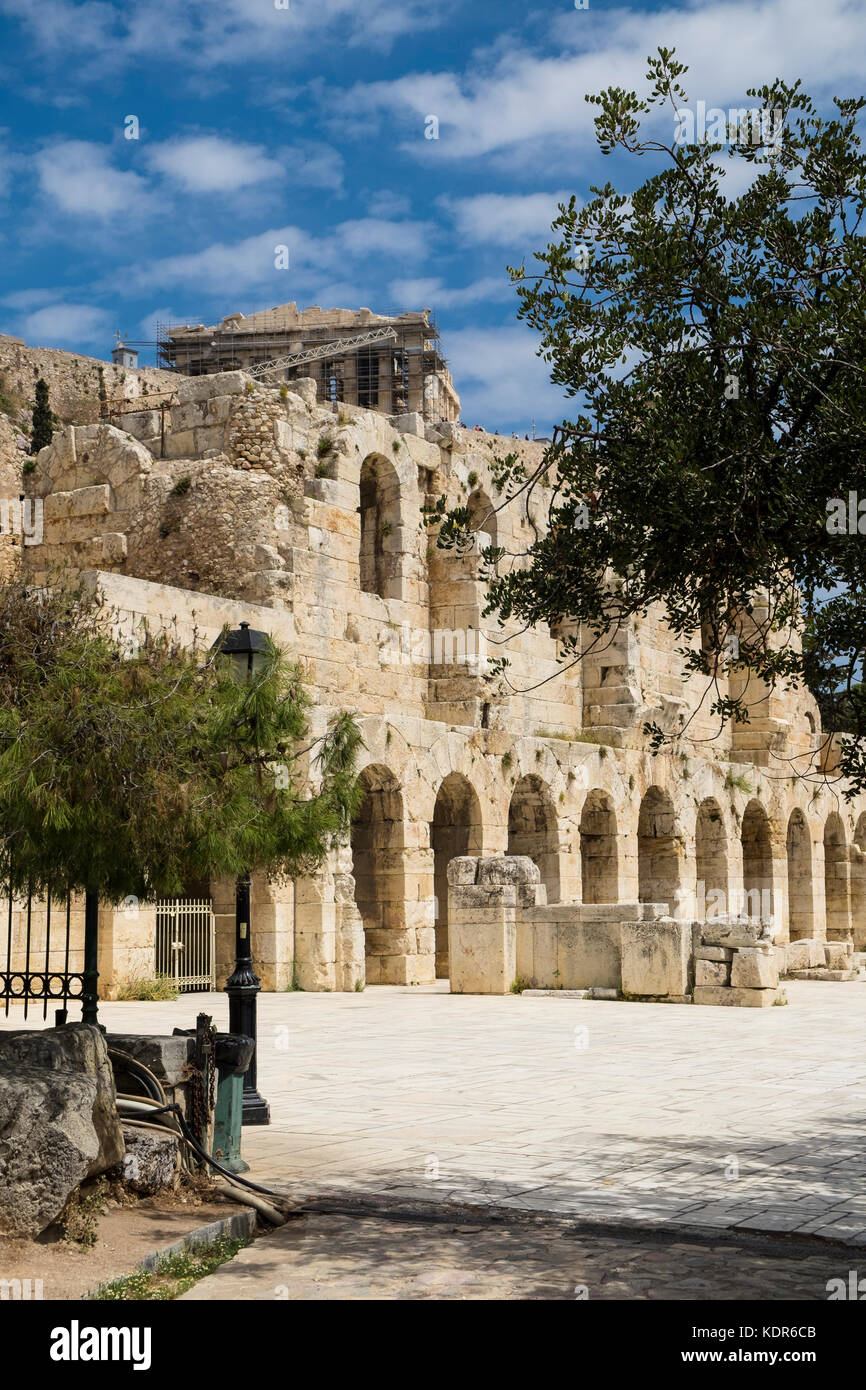 Odeion of herodes atticus hi-res stock photography and images - Alamy