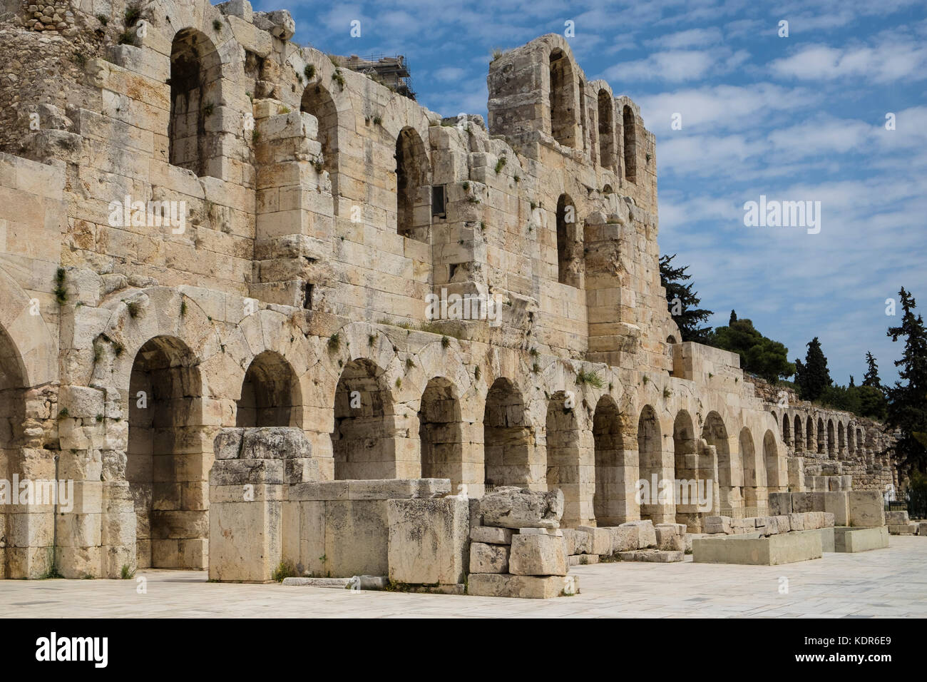 Odeion of herodes atticus hi-res stock photography and images - Alamy
