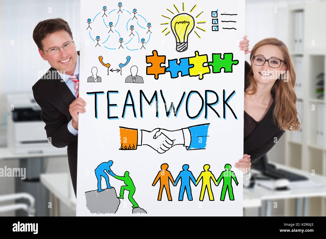 Group business people hiding behind hi-res stock photography and images ...