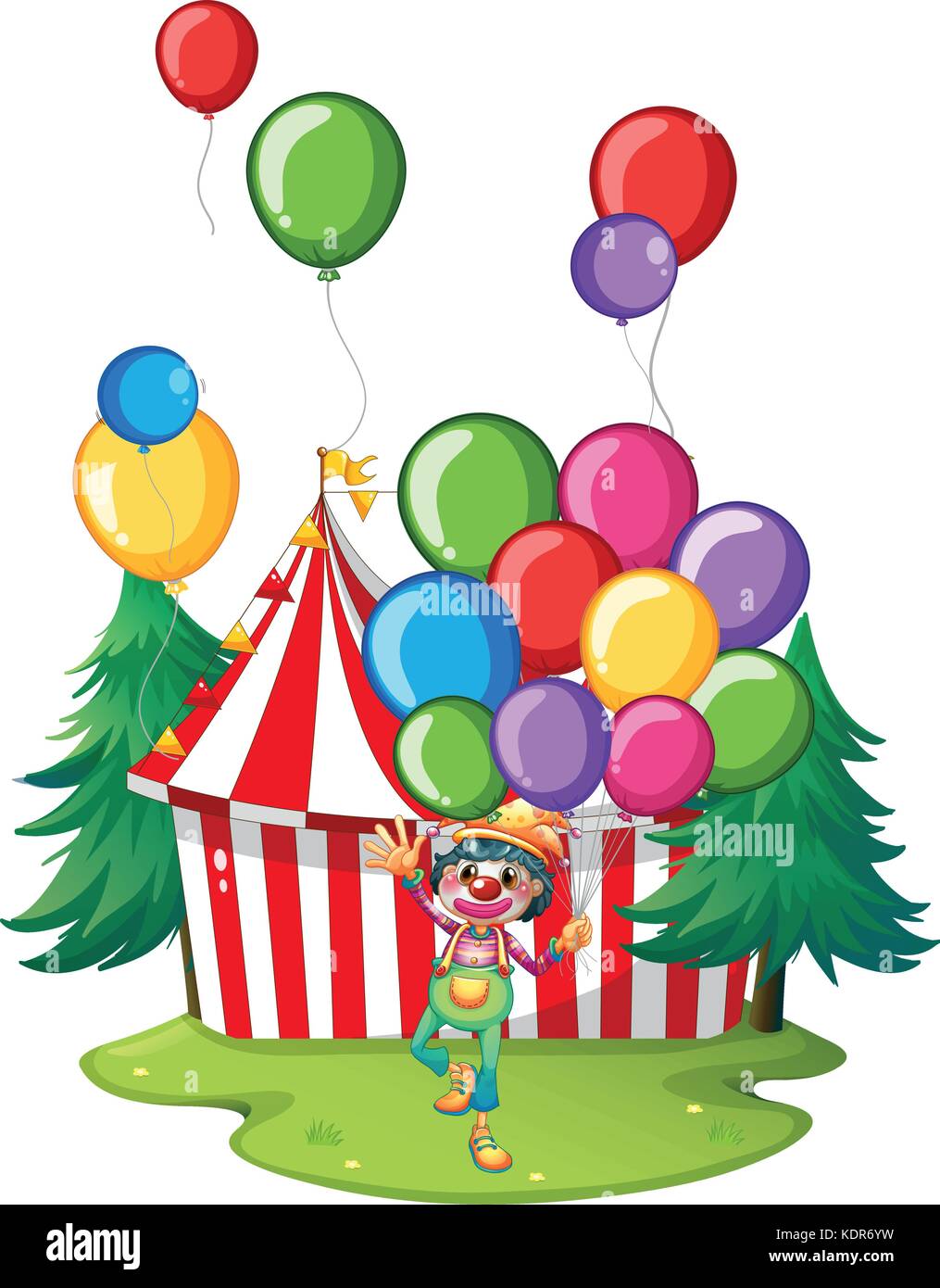 Flying circus Stock Vector Images - Alamy