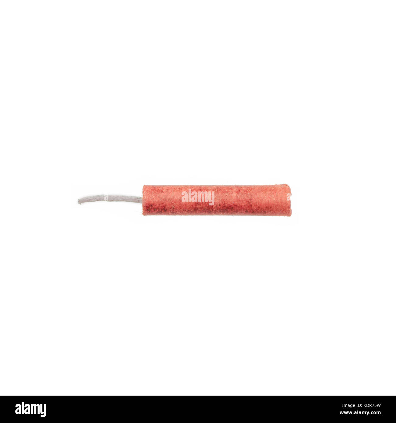 Red Firecrackers isolated on white background Stock Photo - Alamy