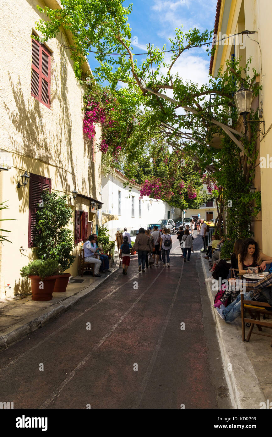 old town, Plaka, Athens, Greece Stock Photo - Alamy