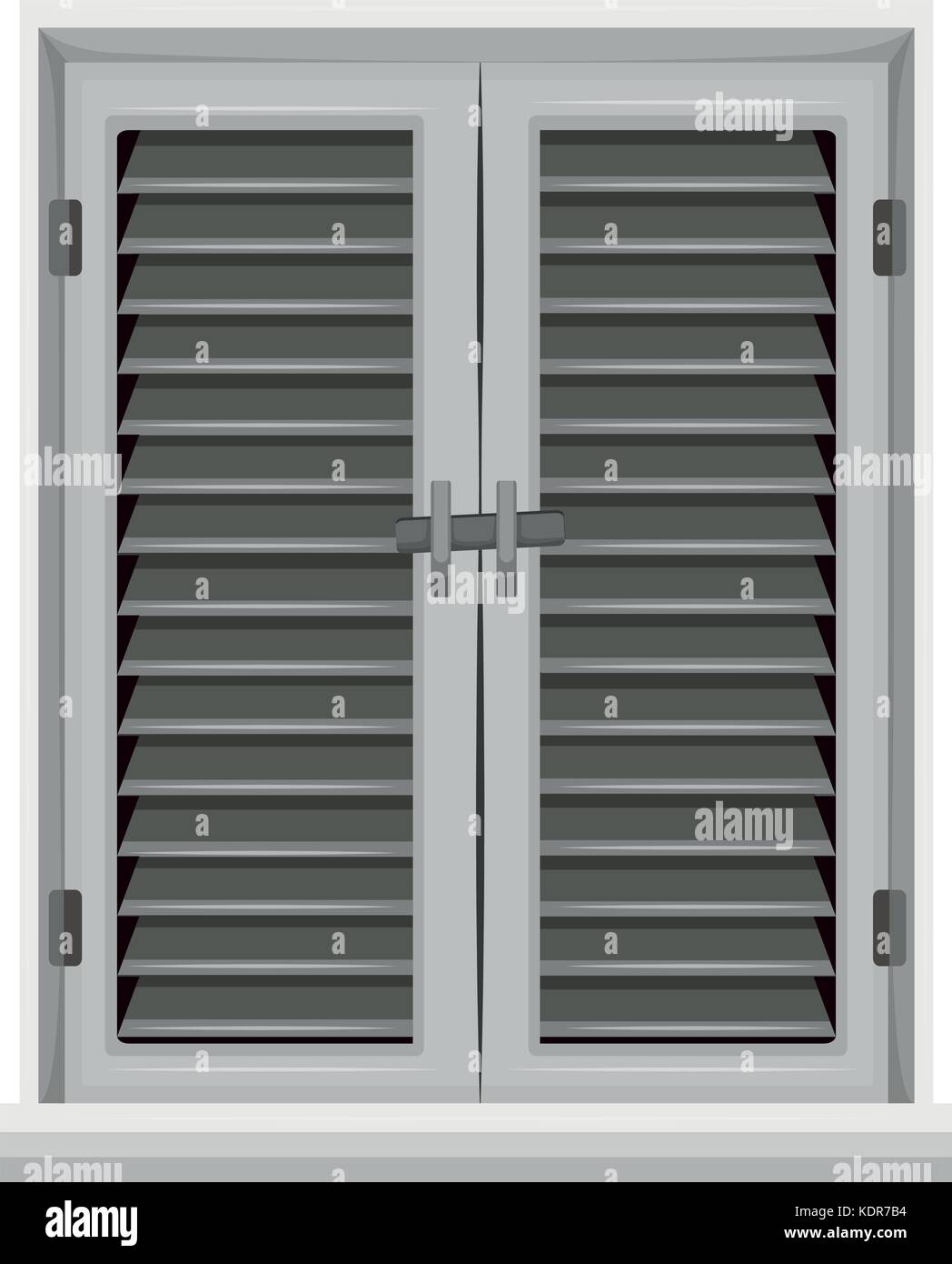 Gray window frame Stock Vector Images - Alamy