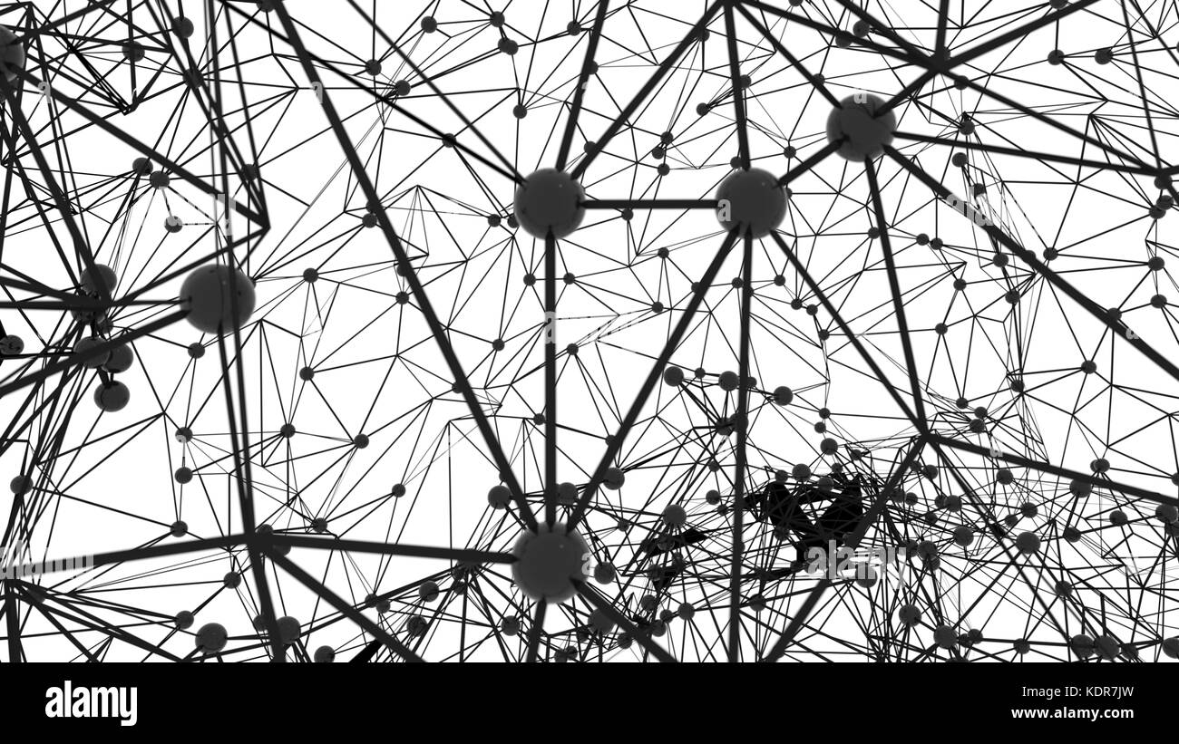 Abstract 3d rendering of chaotic structure Stock Photo - Alamy