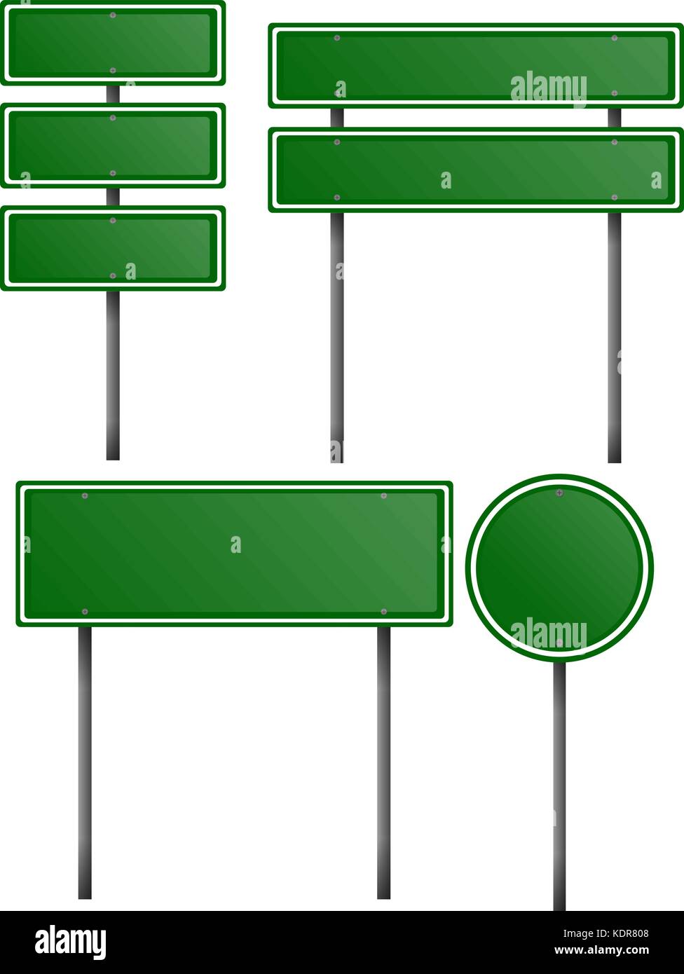 Green metal pole on Stock Vector Images - Alamy