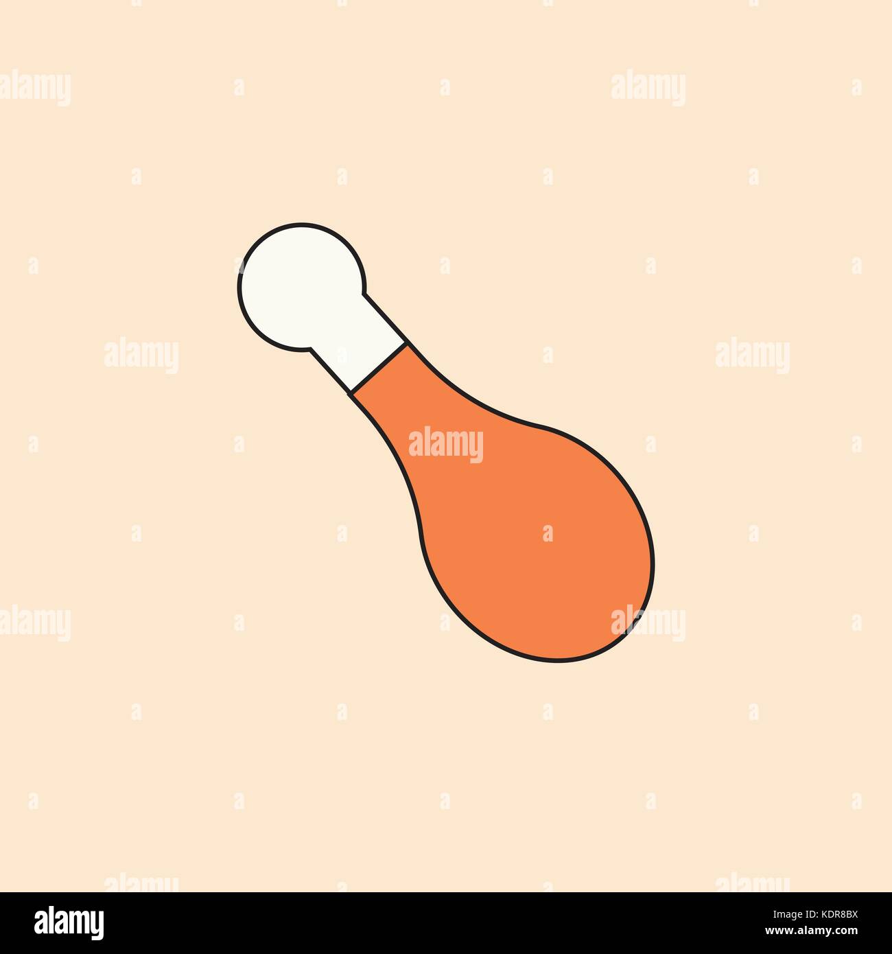 Celebration meal chicken Stock Vector Images - Alamy