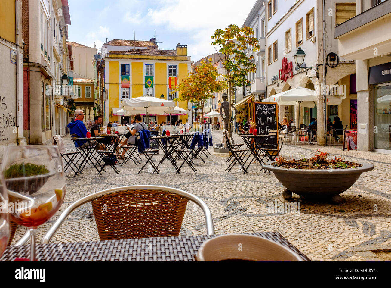 AVEIRO, PORTUGAL Restaurants and bars in the Historic Center of Aveiro, Centro region, Portugal ...
