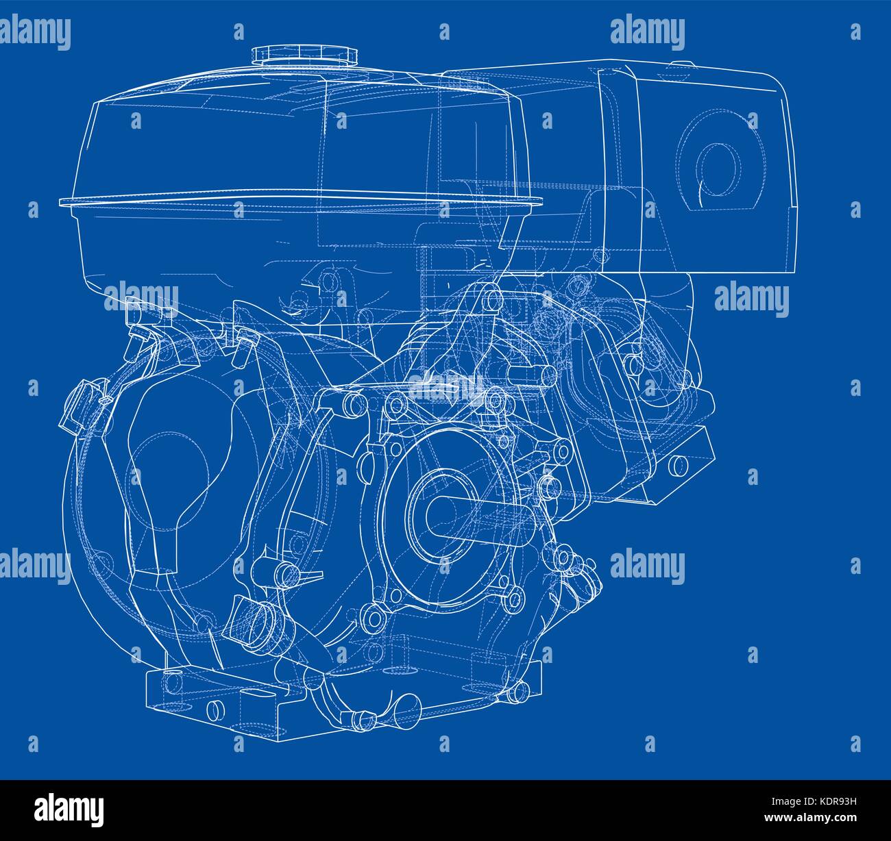 Engine sketch. Vector Stock Vector Image & Art - Alamy