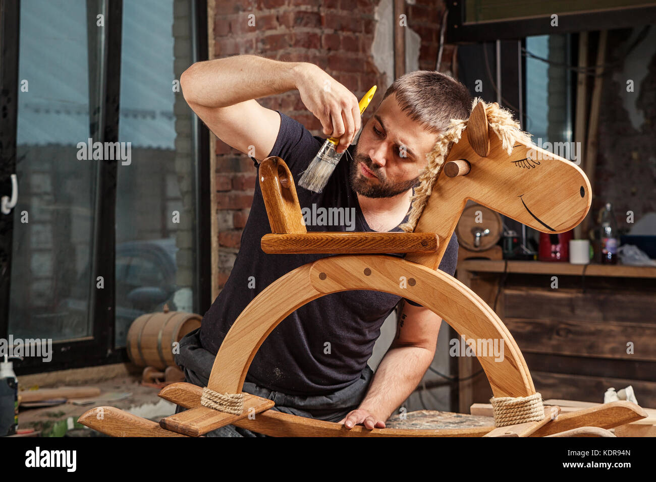 Old man rocking chair hi-res stock photography and images - Alamy