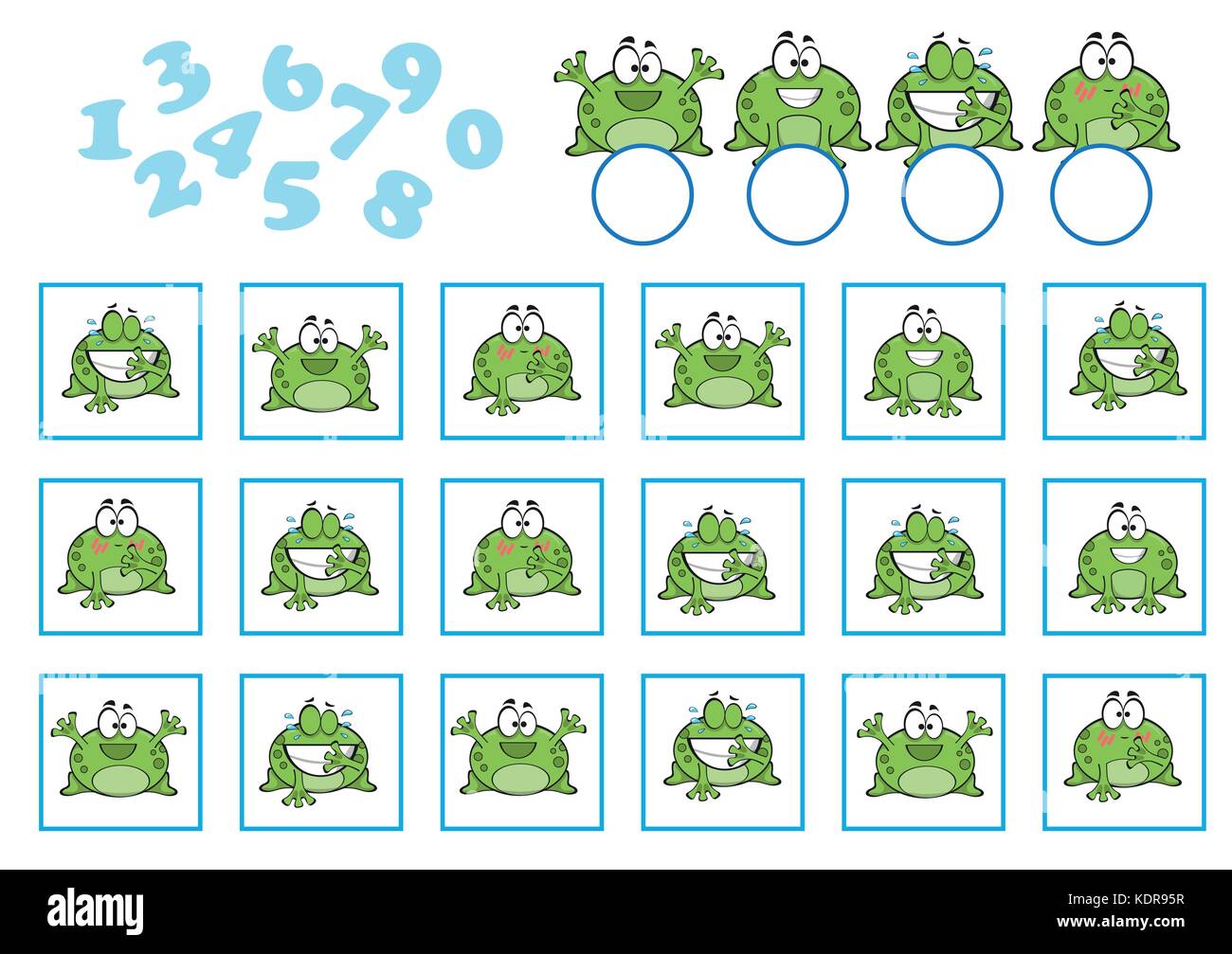 Counting Game for Preschool Children. Educational a mathematical game ...