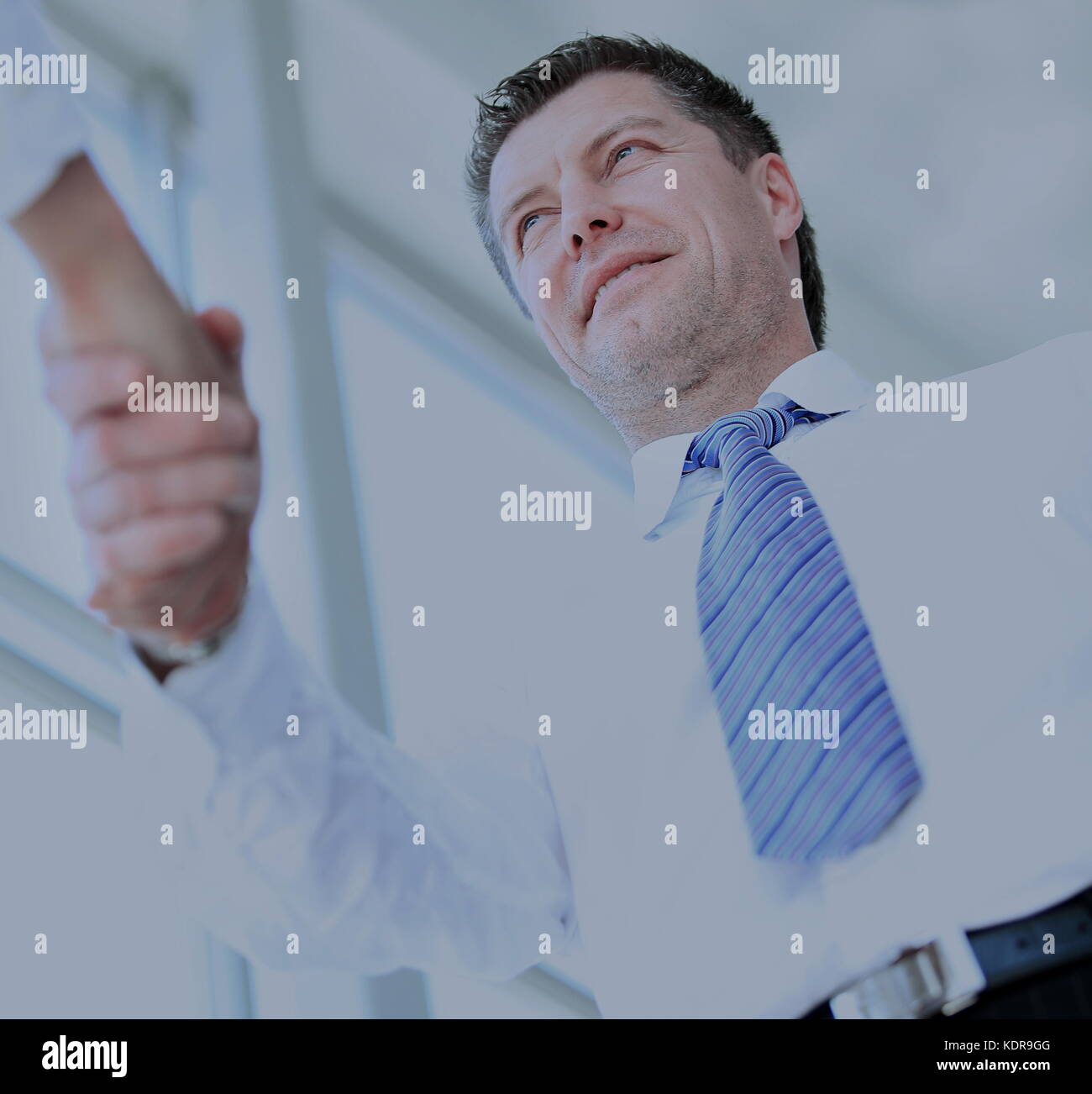 handshake bottom view Stock Photo - Alamy