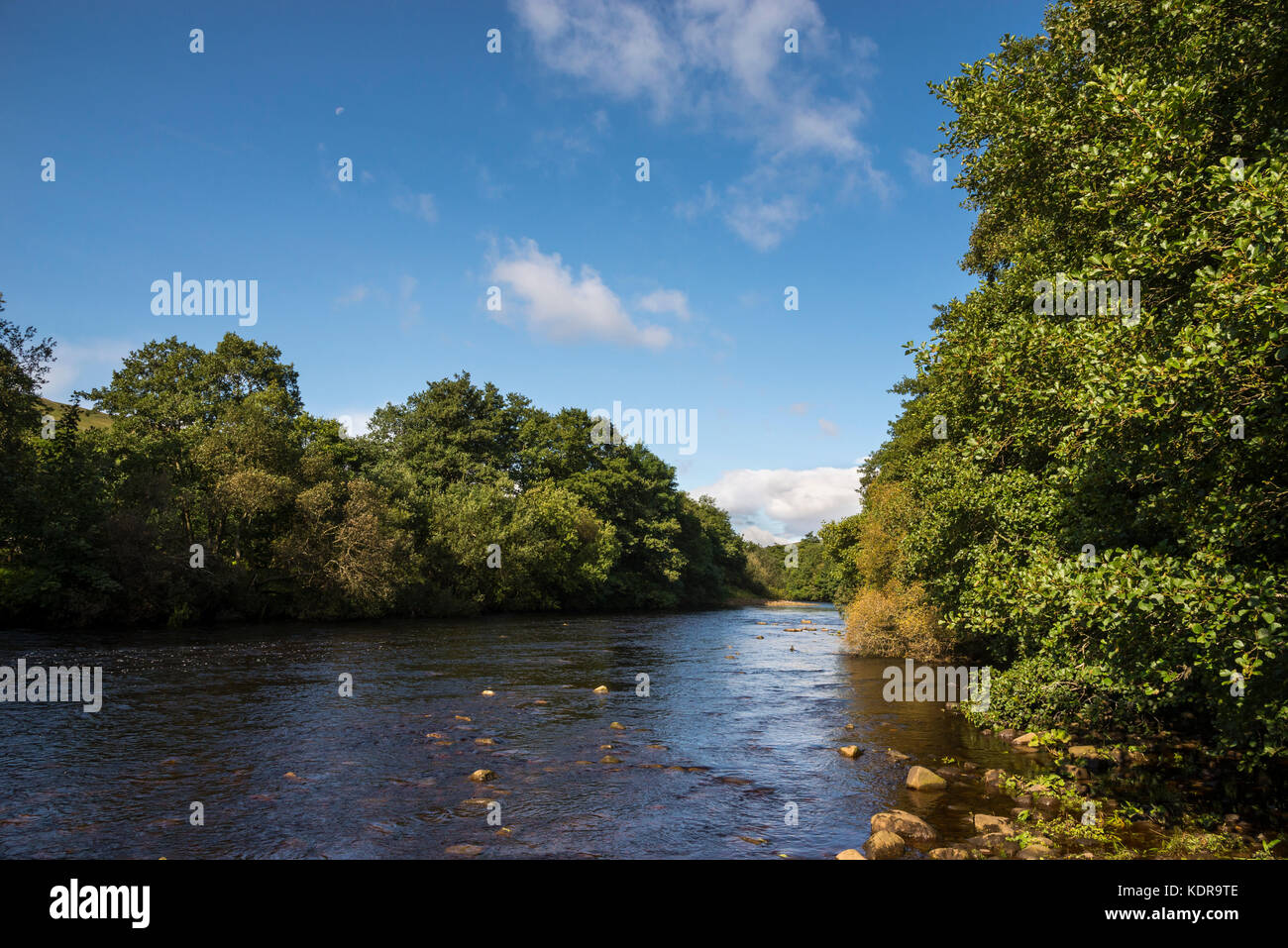 The river Swale near Gunnerside in the Yorkshire Dales, England Stock ...