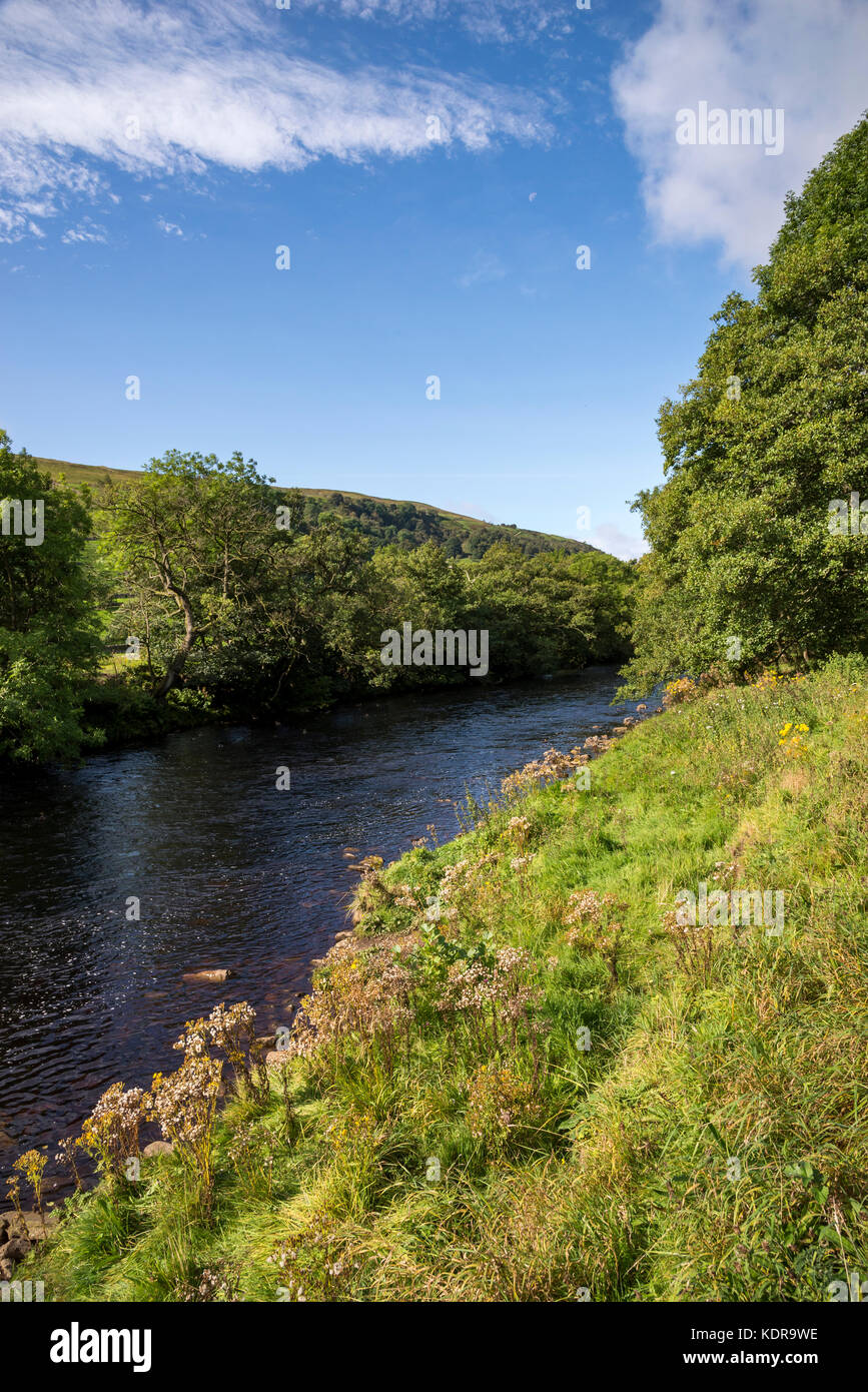 The river Swale near Gunnerside in the Yorkshire Dales, England Stock ...