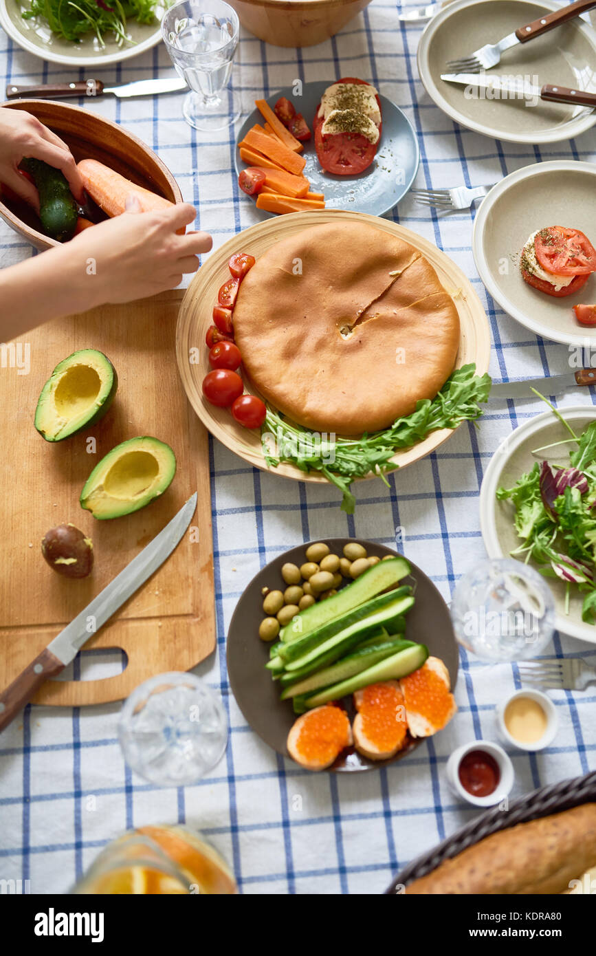 Delicious Homemade Meal Stock Photo - Alamy