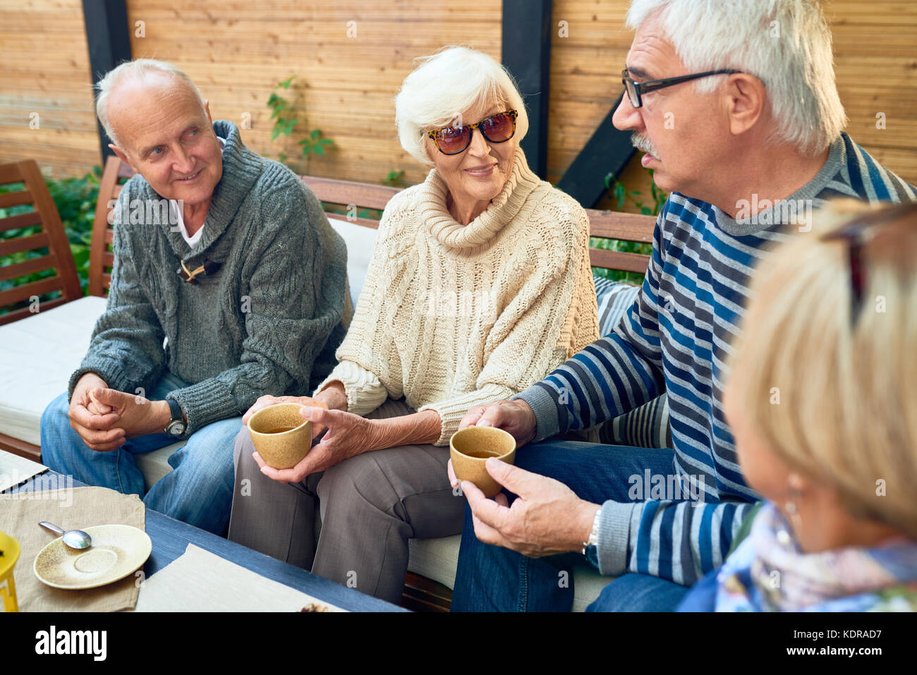 Man talking long time friend hi-res stock photography and images - Alamy