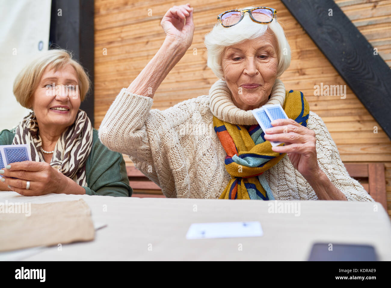 Happy old lady hi-res stock photography and images - Alamy