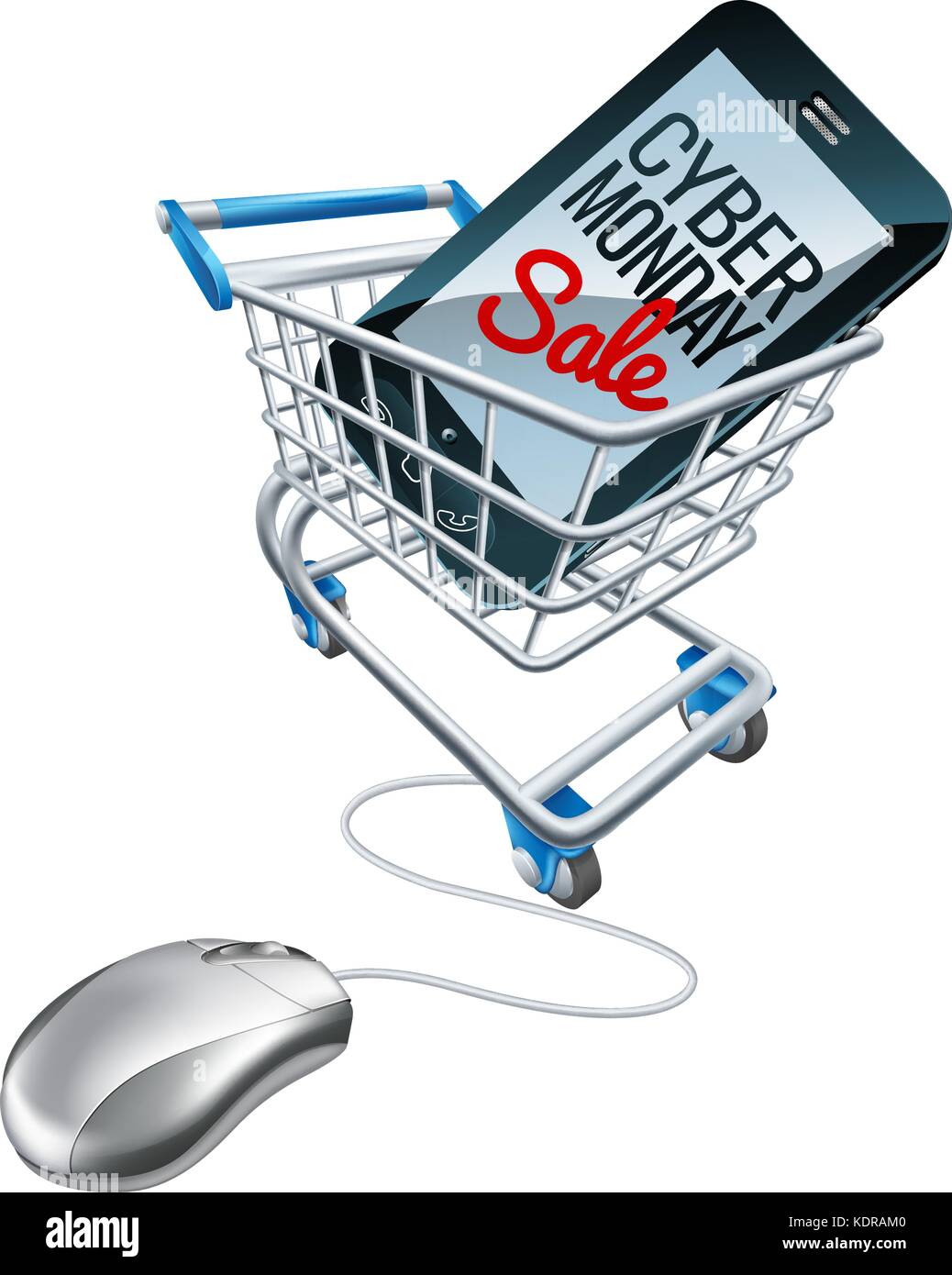 Cyber monday sale phone Cut Out Stock Images & Pictures - Alamy
