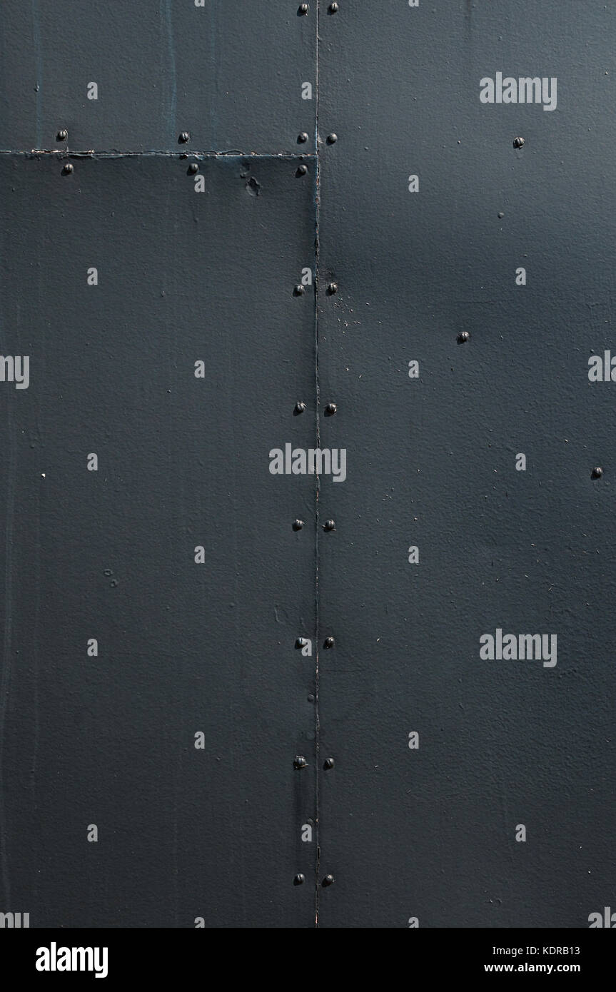 Black Riveted Sheet Metal Background Stock Photo - Alamy