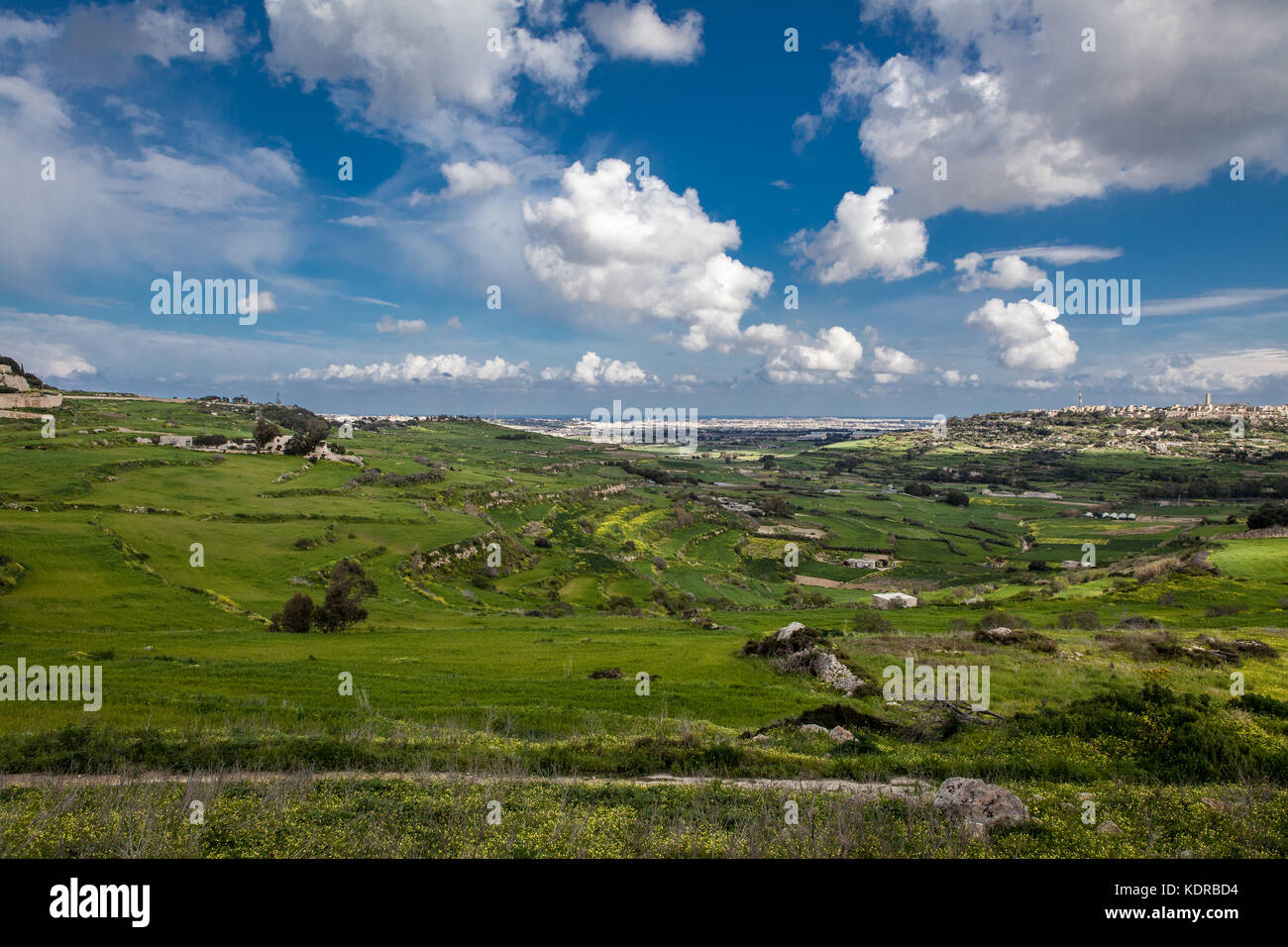 Countryside in malta Stock Photo - Alamy