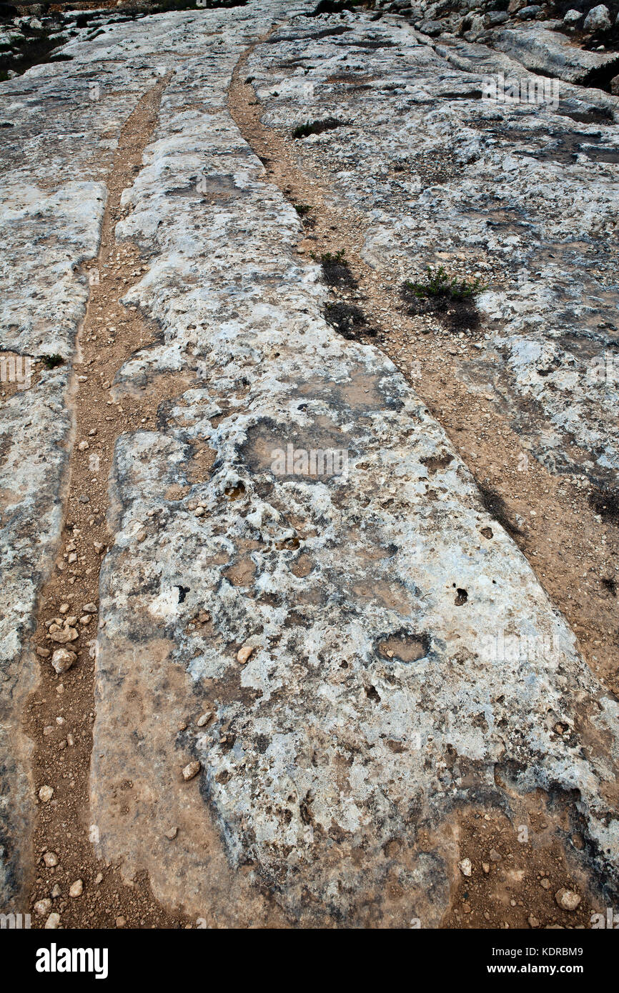Mysterious cart ruts hi-res stock photography and images - Alamy
