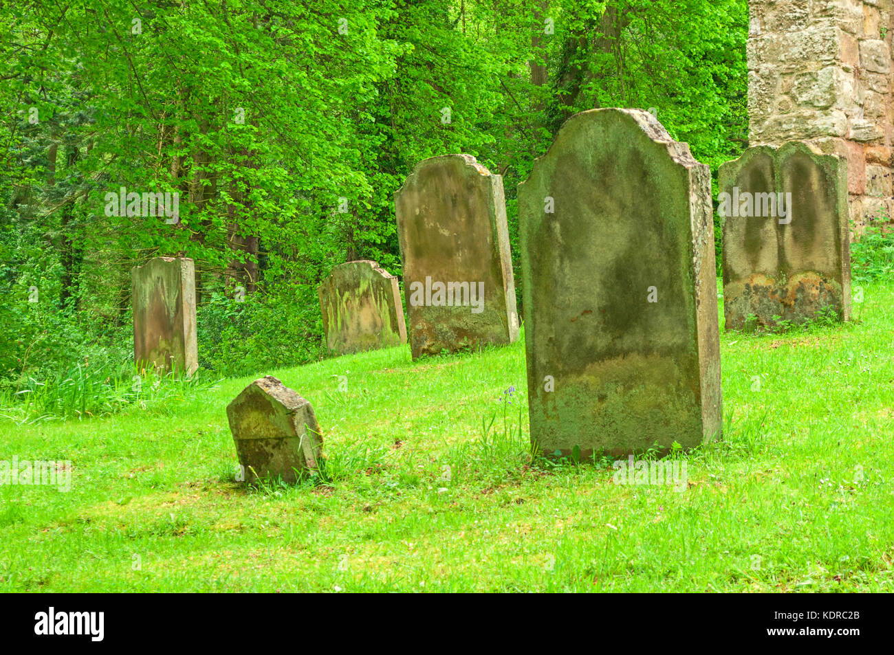 Graveyard peaceful resting Place Stock Photo - Alamy