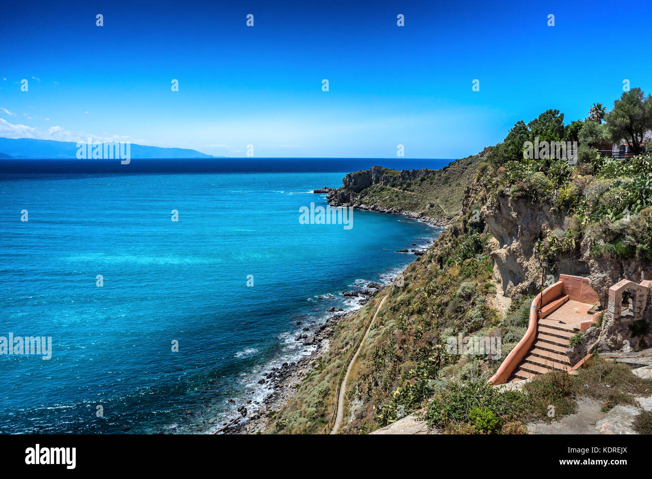 Cape Milazzo, nature reserve Piscina di Venere, Sicily, Italy ...