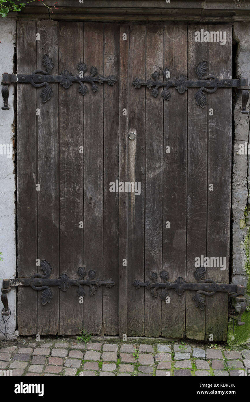 Old wooden doors Stock Photo - Alamy