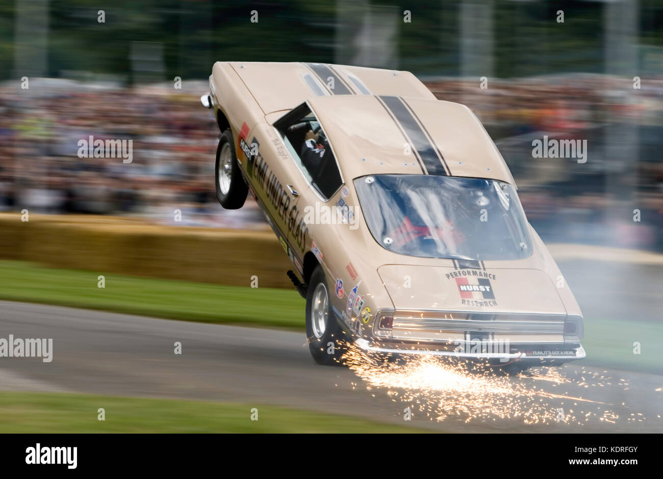 `Plymouth Barracuda Hemi Under Glass Bob Riggle Stock Photo - Alamy