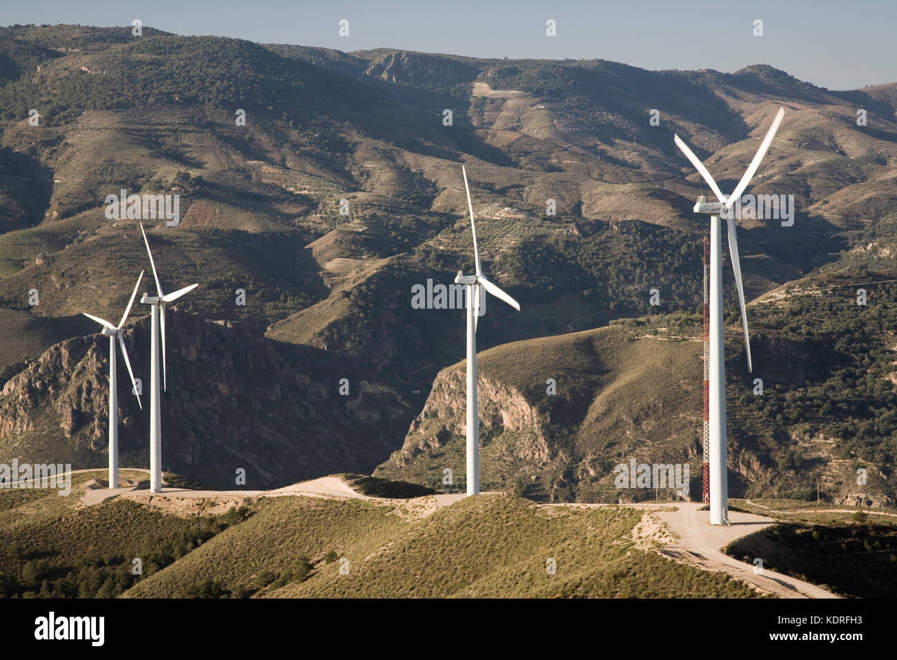 Wind Turbine, Wind Farm, Spain Stock Photo - Alamy