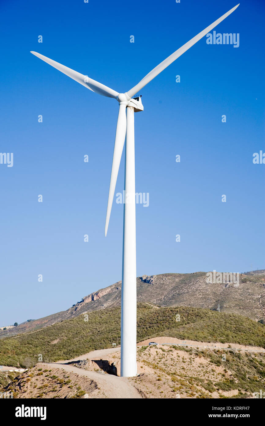 Wind Turbine, Wind Farm, Spain Stock Photo - Alamy