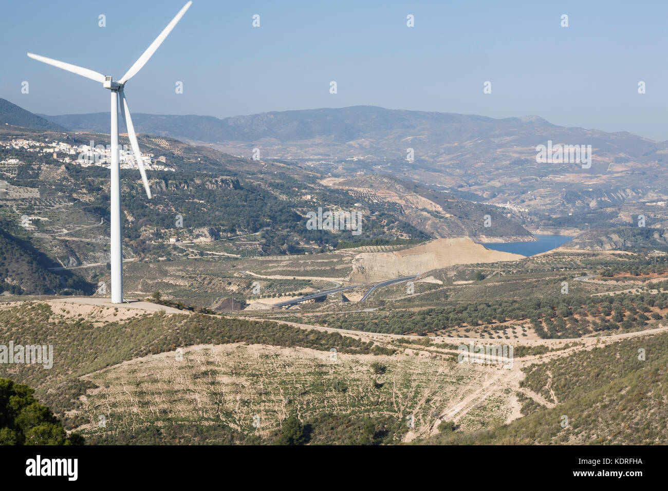Wind Turbine, Wind Farm, Spain Stock Photo - Alamy