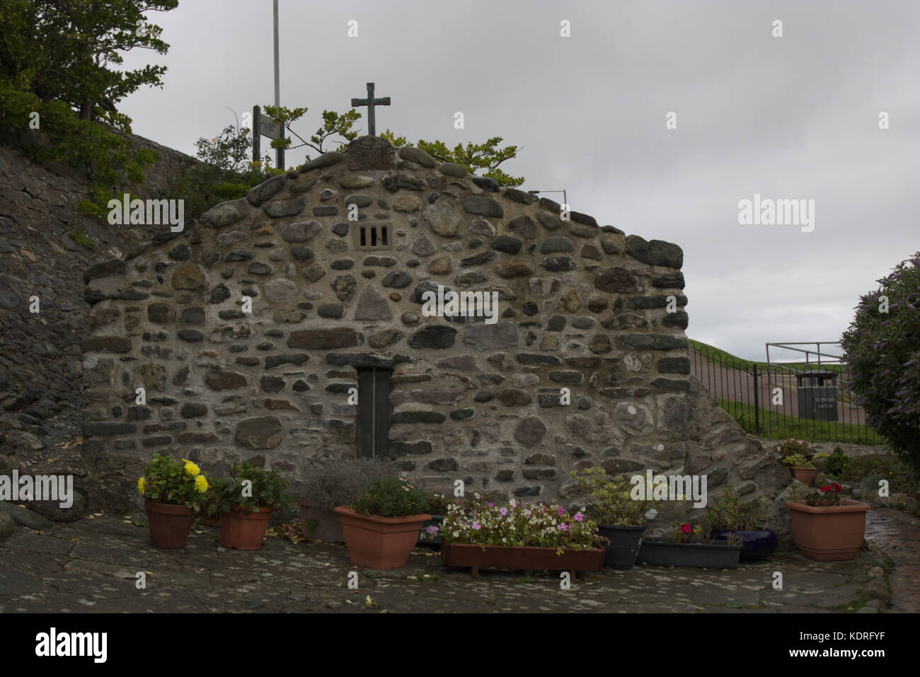 Saint Trillo's Chapel in Rhos on Sea Stock Photo - Alamy