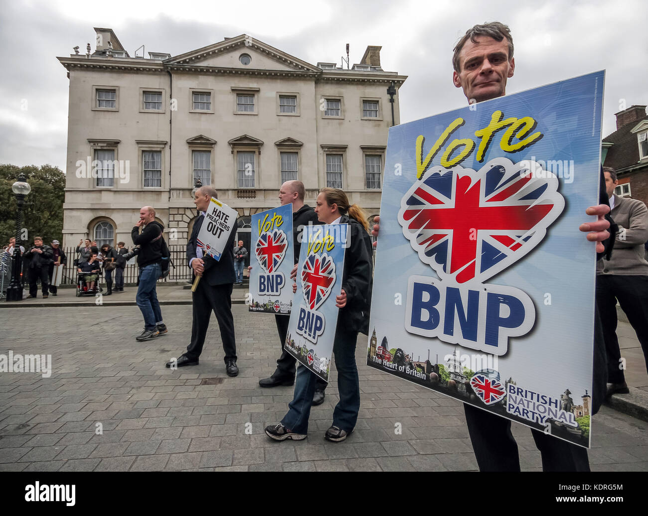 Anti bnp demo hi-res stock photography and images - Alamy
