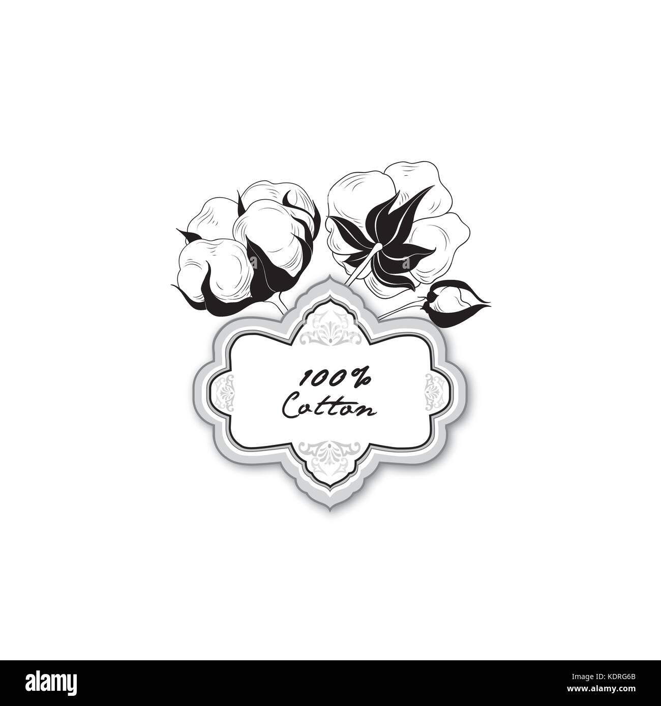 Quality cotton material Stock Vector Images - Alamy