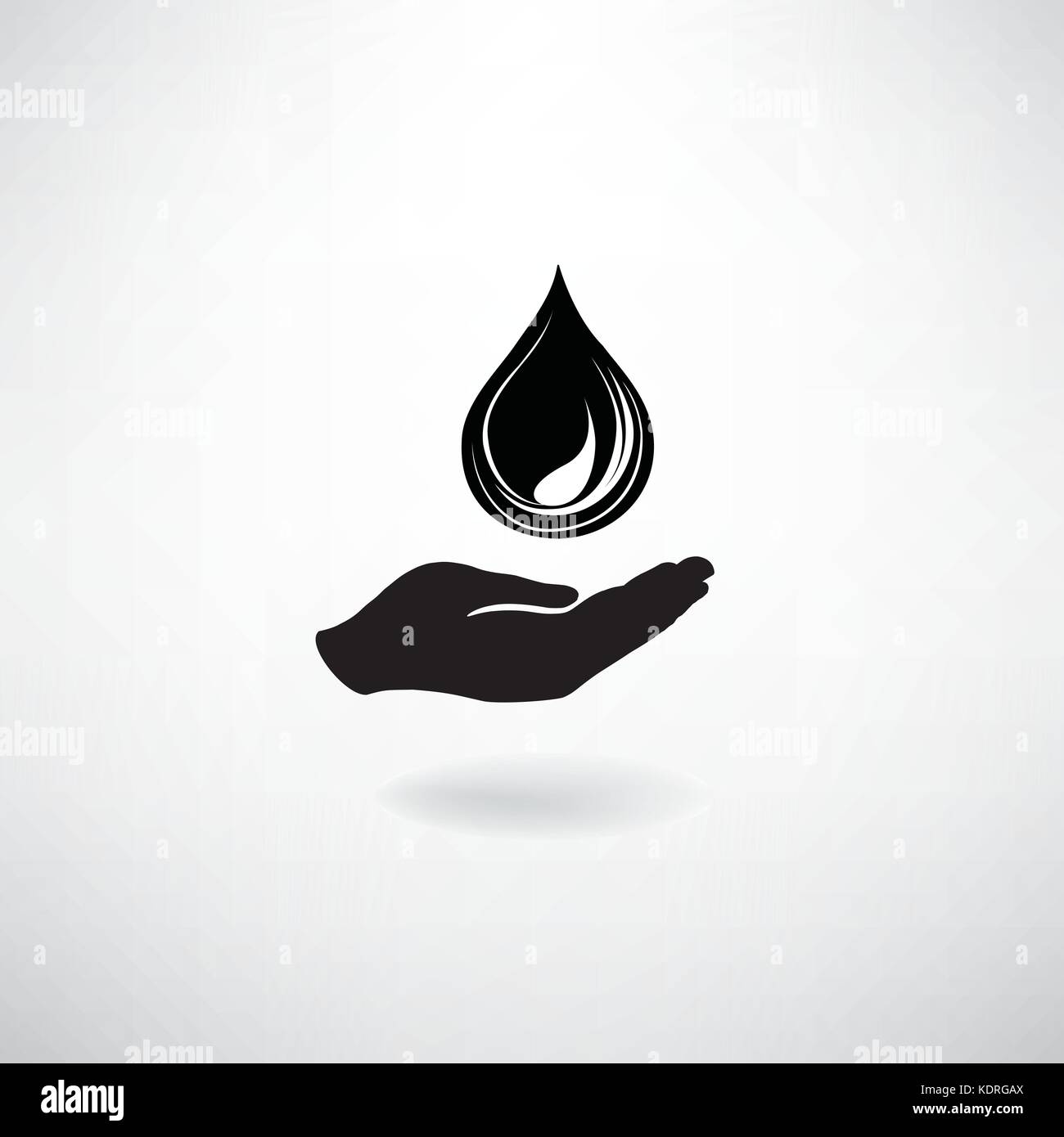 Silhouette water droplet Stock Vector Images - Alamy