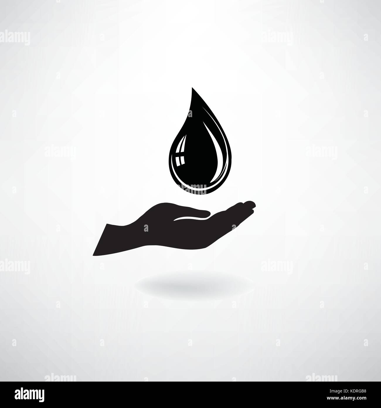 Save water sign Stock Vector Images - Alamy