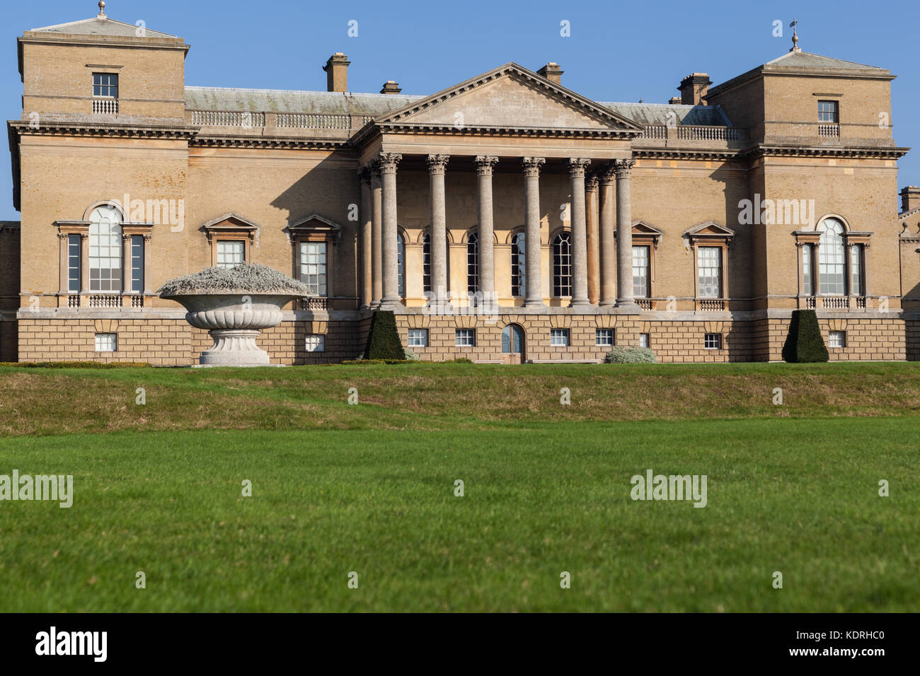 view of holkham hall in norfolk Stock Photo - Alamy