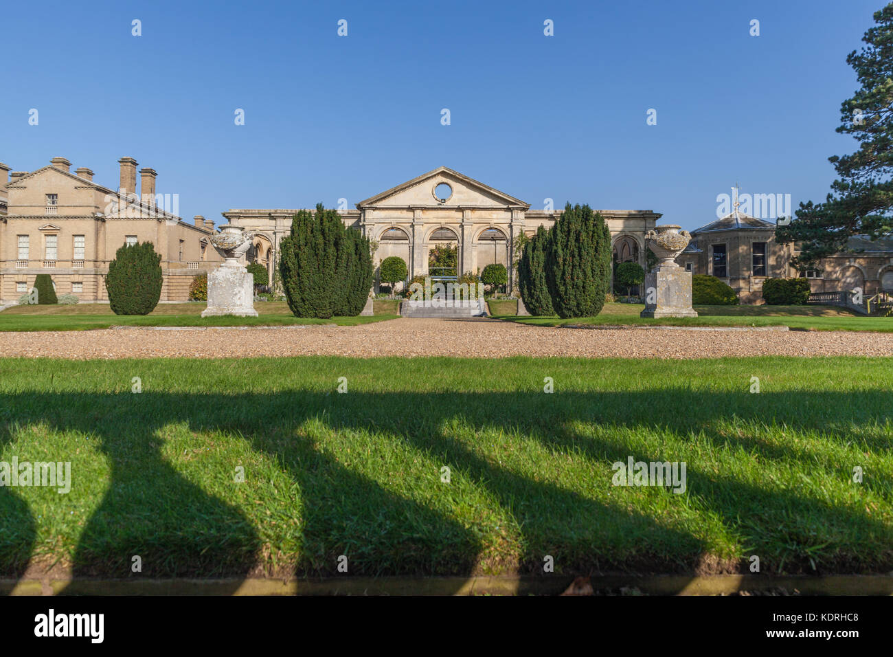 view of holkham hall in norfolk Stock Photo - Alamy