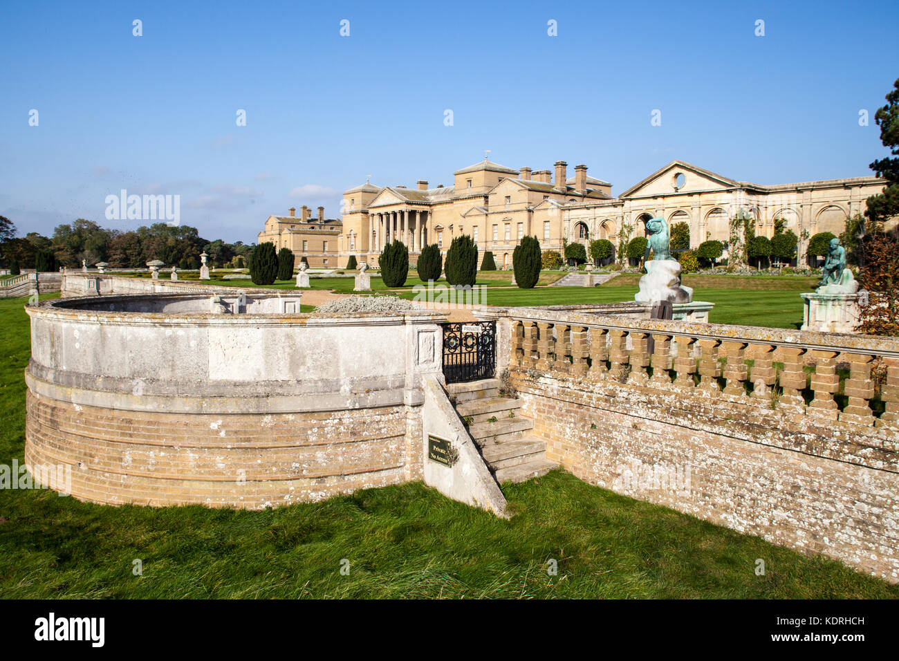 view of holkham hall in norfolk Stock Photo - Alamy