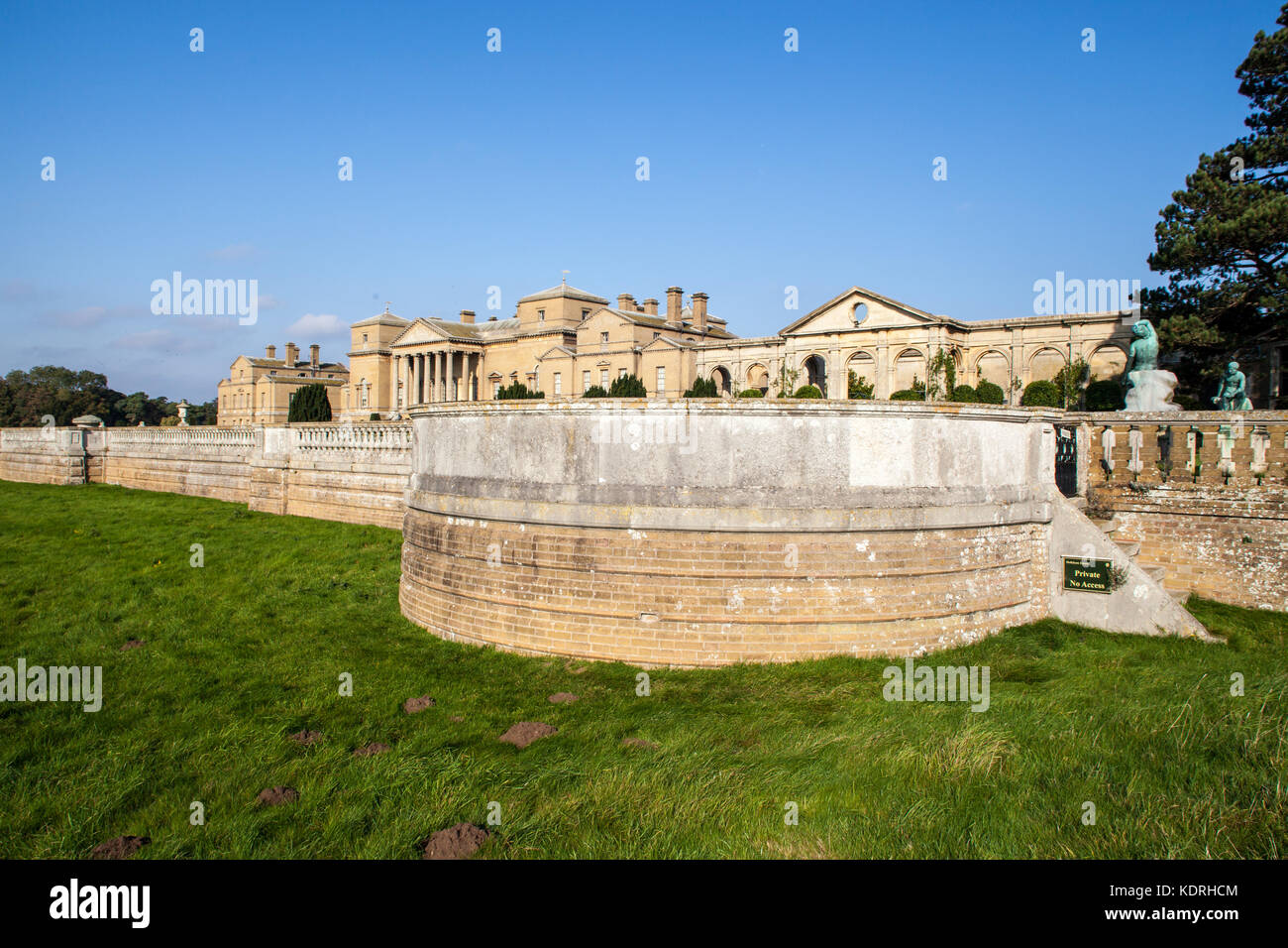 view of holkham hall in norfolk Stock Photo - Alamy